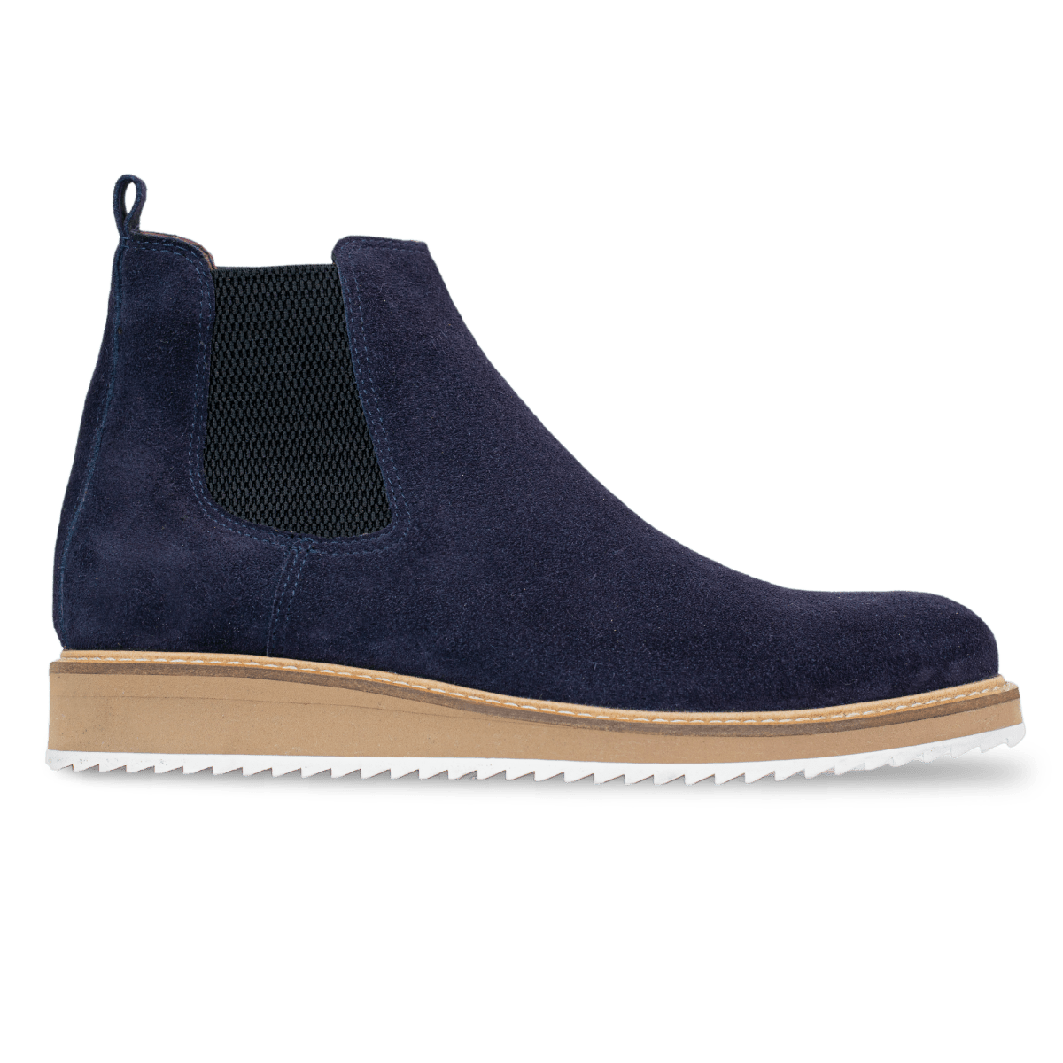 Greece: Chelsea Boots Homme - Daim Bleu - Bleather UK